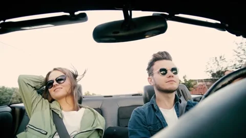 Car Drive Girl Stock Footage ~ Royalty Free Stock Videos | Pond5