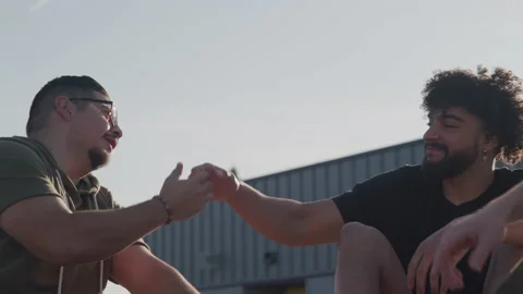 Guys Shaking Hands Stock Footage ~ Royalty Free Stock Videos | Pond5