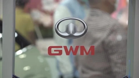 GWM , Great Wall Motor logo on display a... | Stock Video | Pond5