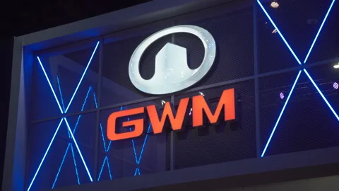 GWM , Great Wall Motor logo on display a... | Stock Video | Pond5