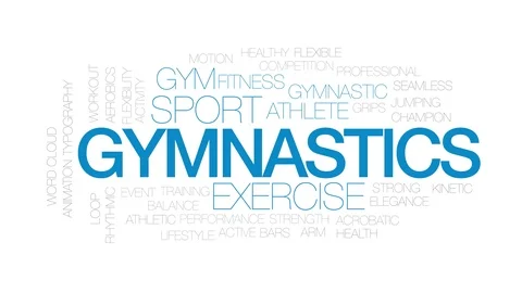 Gymnastics Word Cloud Art Subway Art Sports Gymnastics" At ICG
