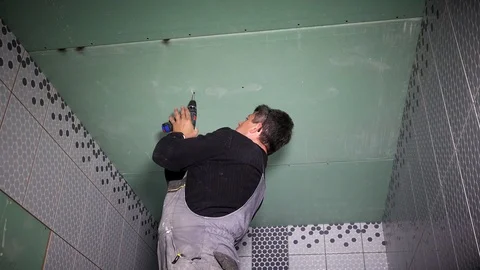 Gypsum Tiles Stock Footage ~ Royalty Free Stock Videos | Pond5