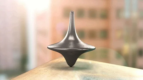 Gyroscope, inception gyro spinning top, ... | Stock Video | Pond5