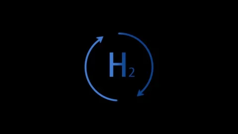 H2 molecular hydrogen chemical compound ... | Stock Video | Pond5