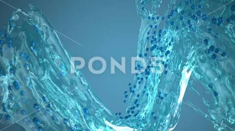 Photograph: H2 Molecules Liquid Swirl A hydrogen molecules in the ...