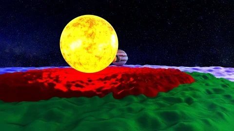 habitable zone solar system | Stock Video | Pond5