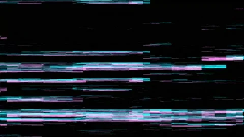 Hacked computer screen with glitch effec... | Stock Video | Pond5