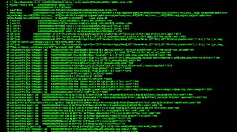 Computer Screen Code Stock Video Footage | Royalty Free Computer Screen ...