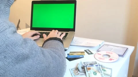 Computer Hacker Green Screen Stock Video Footage | Royalty Free ...