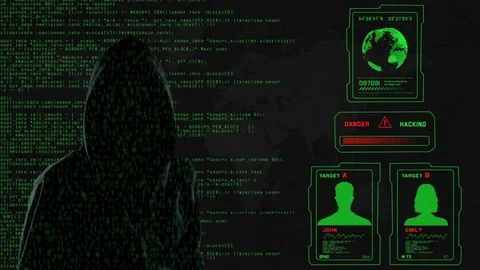 Computer Hacker Green Screen Stock Video Footage | Royalty Free ...