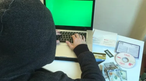 Computer Hacker Green Screen Stock Video Footage | Royalty Free Computer Hacker Green Screen ...