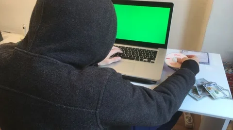 Computer Hacker Green Screen Stock Video Footage | Royalty Free ...
