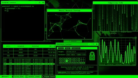 Computer Hacker Green Screen Stock Video Footage | Royalty Free Computer Hacker Green Screen ...