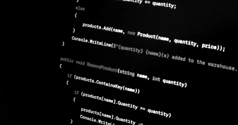 Scrolls Code Stock Videos – Royalty-Free HD & 4K Videos