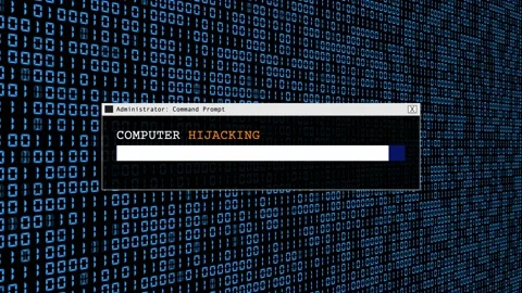 Hacker System Access Abstract Blue Binar... | Stock Video | Pond5