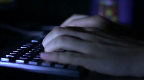 Hacker Typing Stock Footage ~ Royalty Free Stock Videos | Pond5