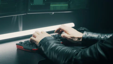 Hacker Keyboard Stock Footage ~ Royalty Free Stock Videos | Pond5