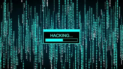 Hacking Loading bar animation with falli... | Stock Video | Pond5