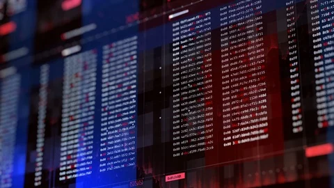 Hacking in progress on computer screen, ... | Stock Video | Pond5