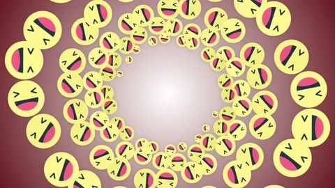HAHA EMOJI Animation, Smiling Face, Back... | Stock Video | Pond5