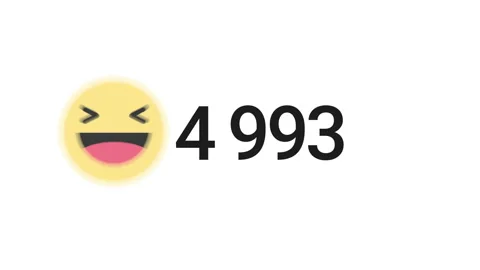 Haha Emoticon and Facebook Reactions Cou... | Stock Video | Pond5