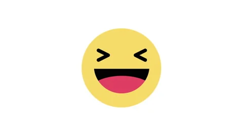 Haha Emoticon. Facebook Reactions Icon. ... | Stock Video | Pond5