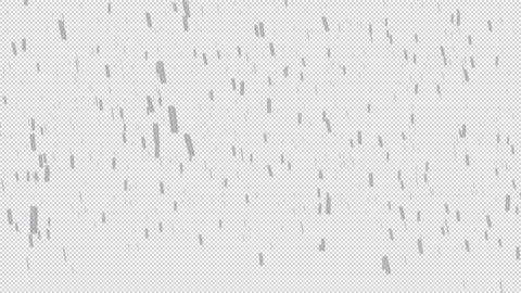 hail on transparent background. Digital ... | Stock Video | Pond5