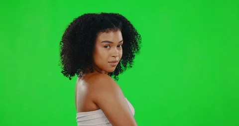 Green Screen Hair Stock Video Footage | Royalty Free Green Screen Hair ...