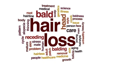 Hair Loss Animation Stock Footage ~ Royalty Free Stock Videos | Pond5