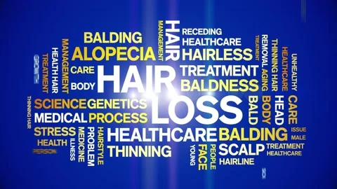 Hair Loss Animation Stock Footage ~ Royalty Free Stock Videos | Pond5