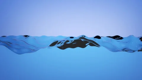 Half empty water tank animation. Splashi... | Stock Video | Pond5