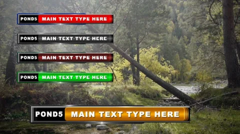 Half Line Lower Third 2 ~ After Effects Template #31504293