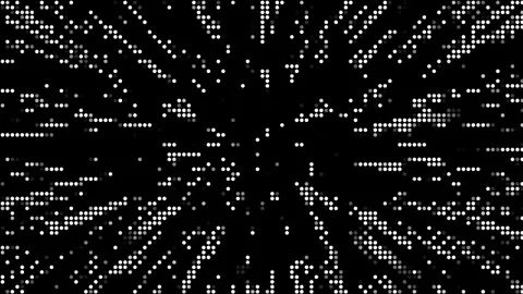 Halftone dots Motion speed line white co... | Stock Video | Pond5