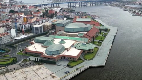 Halic Congress Center and Golden Horn Br... | Stock Video | Pond5