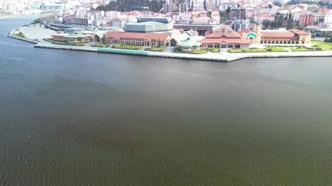 Halic Congress Center in Istanbul, drone... | Stock Video | Pond5