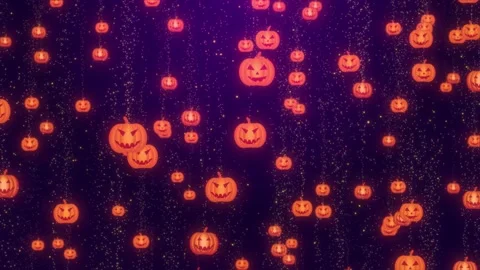 Halloween animated background of animate... | Stock Video | Pond5