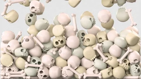 Creepy Bones Video Stock Videos – Royalty-Free HD & 4K Videos | Pond5