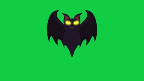 Halloween Bat on Green Screen Background | Stock Video | Pond5