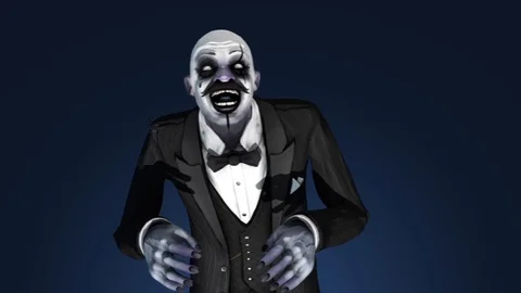 Halloween Clown Jumpscare Background Hor... | Stock Video | Pond5