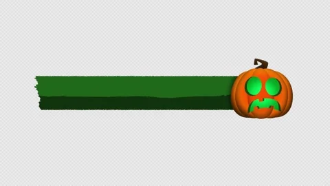 Halloween Lower Thirds Cartoon Animation... | Stock Video | Pond5