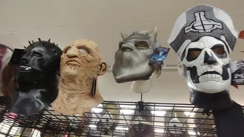 Masks For Halloween Stock Videos – Royalty-Free HD & 4K Videos
