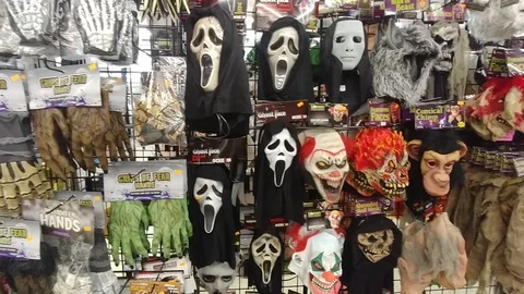 Masks For Halloween Stock Videos – Royalty-Free HD & 4K Videos