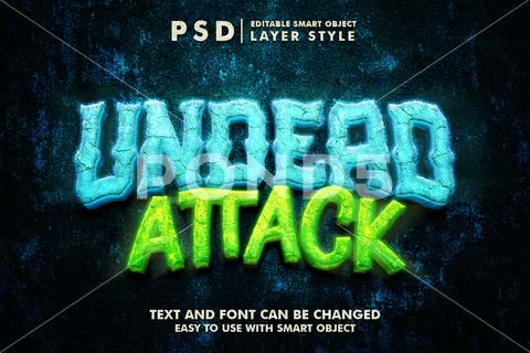 Plantilla PSD: Halloween Psd Text Effect #211757305