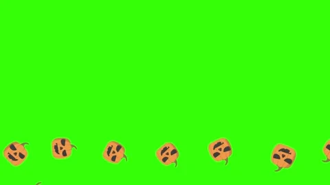 Halloween pumpkin group animation, chrom... | Stock Video | Pond5