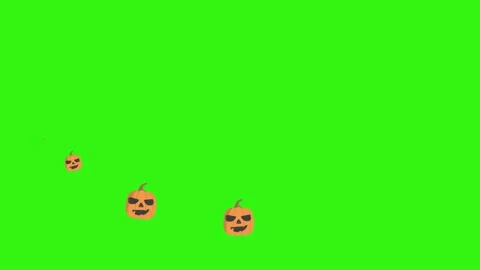 Halloween pumpkin group animation, chrom... | Stock Video | Pond5