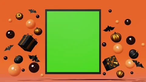 Halloween sale green screen chroma key f... | Stock Video | Pond5