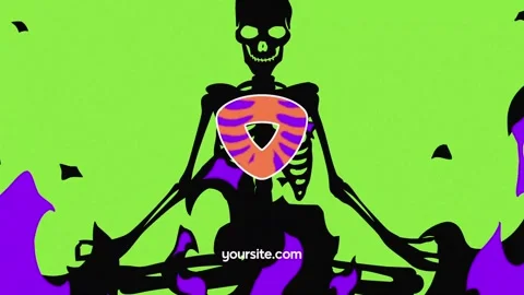 Halloween Skull Logo Opener for After Effects ~ After Effects #285127500