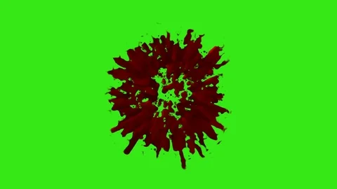 Red Ink Blood Green Screen Stock Video Footage | Royalty Free Red Ink ...