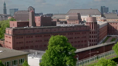 Hamburg Central Prison - Santa Fu - Jail... | Stock Video | Pond5