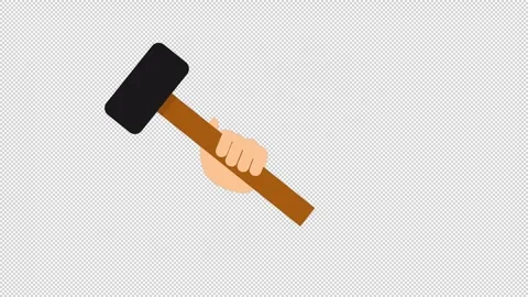 Cartoon Hammer Stock Footage ~ Royalty Free Stock Videos | Pond5